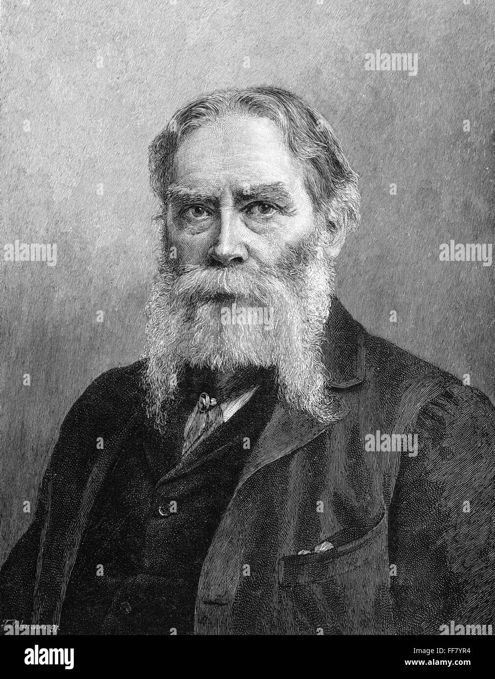 JAMES RUSSELL LOWELL /n(1819-1891). American writer and diplomat. Wood ...
