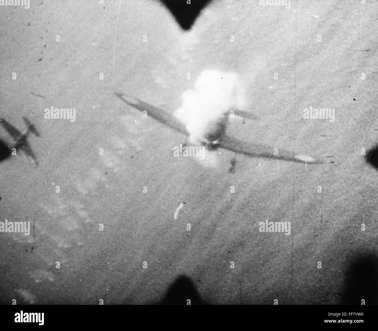 WORLD WAR II: KAMIKAZE, 1943. /nA Japanese kamikaze plane, with engine ...