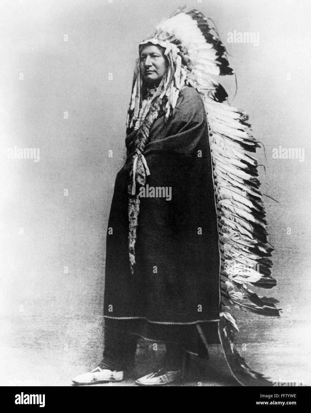 CHEYENNE NATIVE AMERICAN, c1878. /nTwo Moons. Photographed c1878 Stock ...