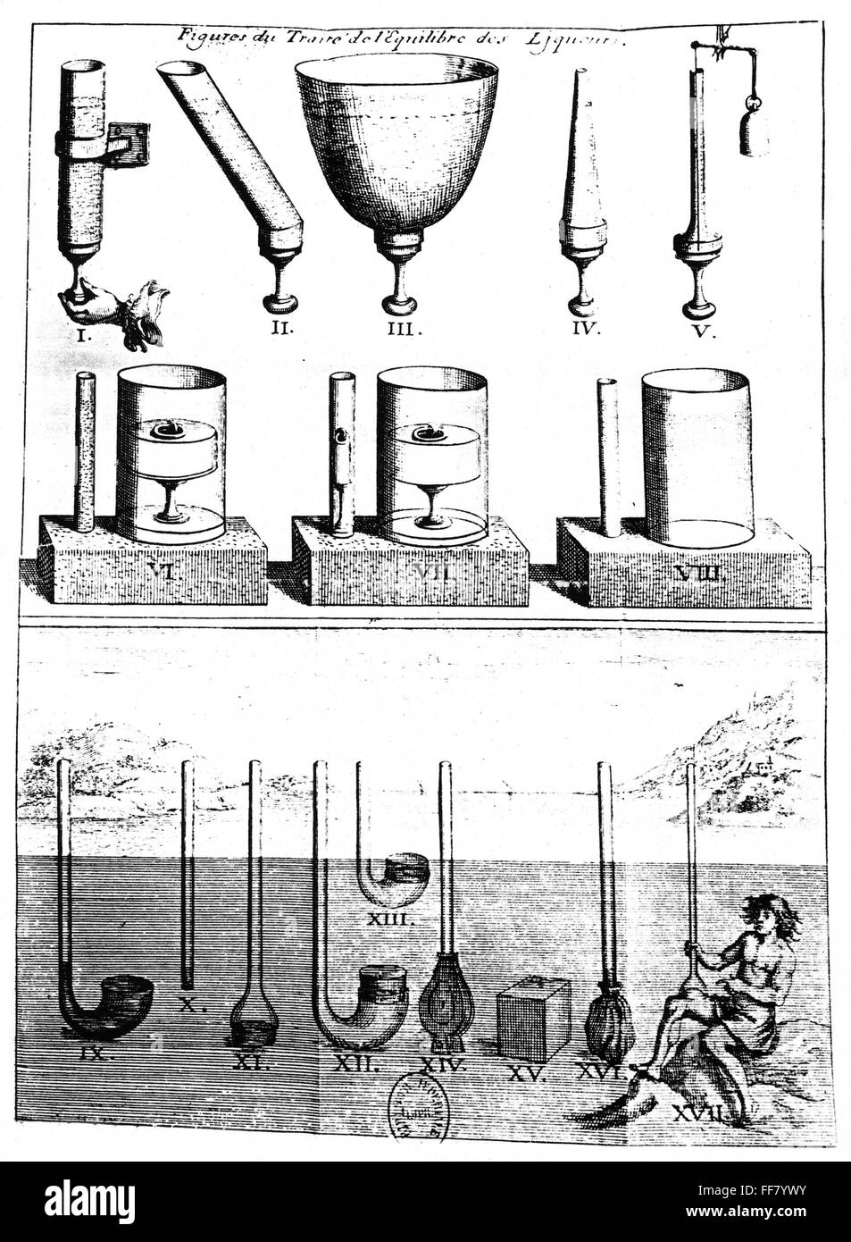BLAISE PASCAL (1623-1662). /nFrench scientist and philosopher. Engraved ...