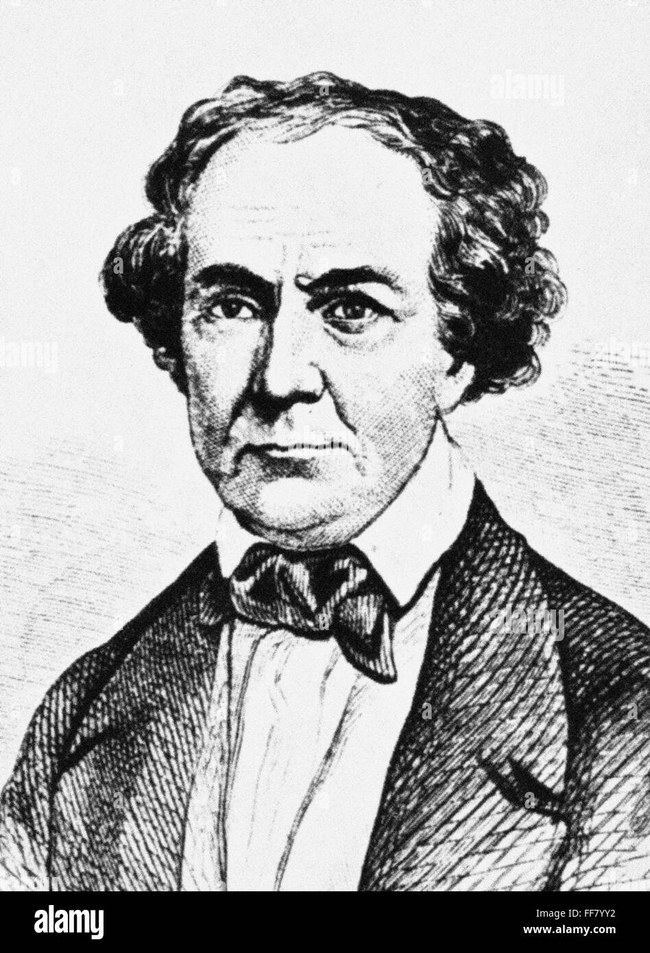 MIRABEAU BUONAPARTE LAMAR /n(1798-1859). Second president of Republic ...