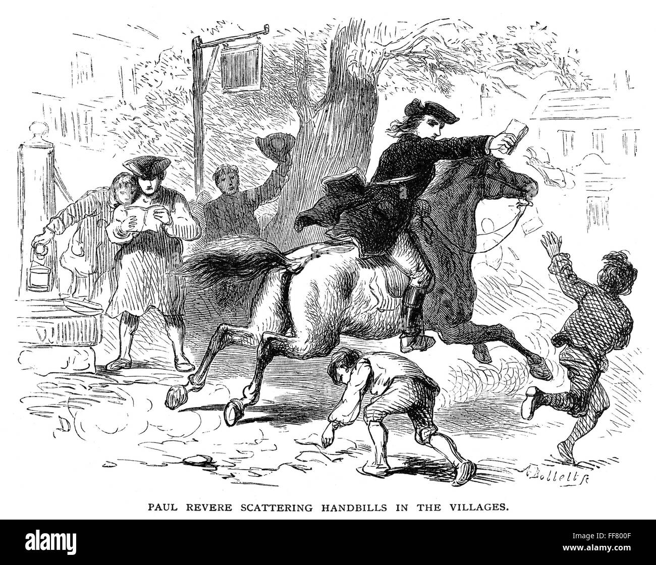 PAUL REVERE (1735-1818). /nAmerican engraver, silversmith, and ...