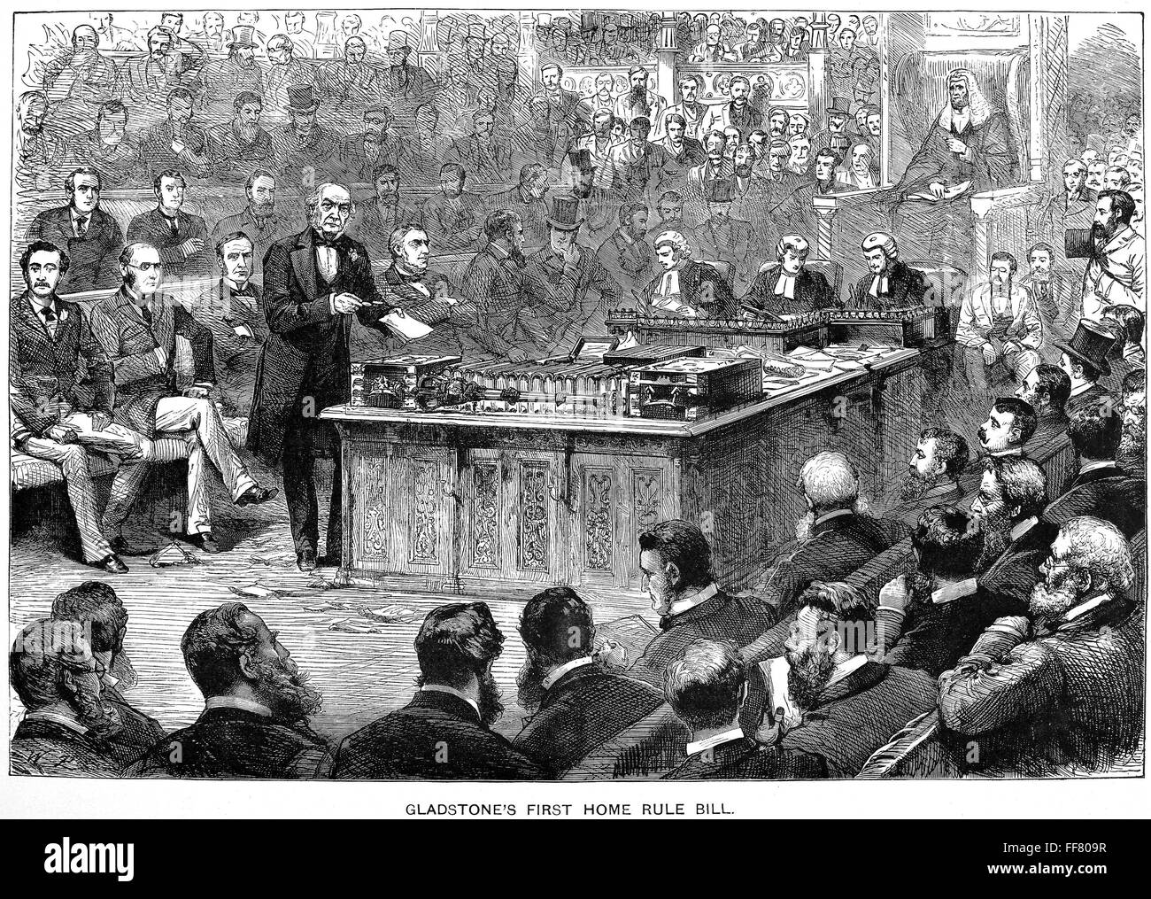 WILLIAM EWART GLADSTONE /n(1809-1898). English statesman. Gladstone ...