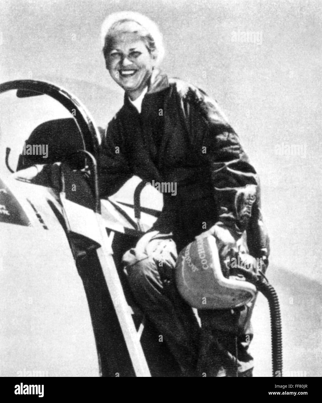 JACQUELINE COCHRAN /n(1910?-1980). American aviator Stock Photo - Alamy