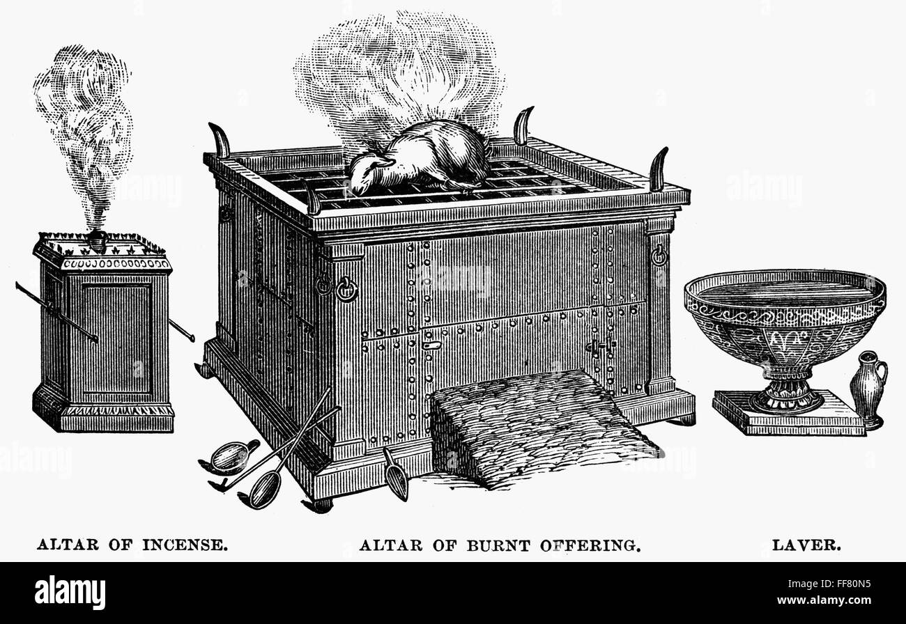 The altar of burnt offering hi-res stock photography and images - Alamy