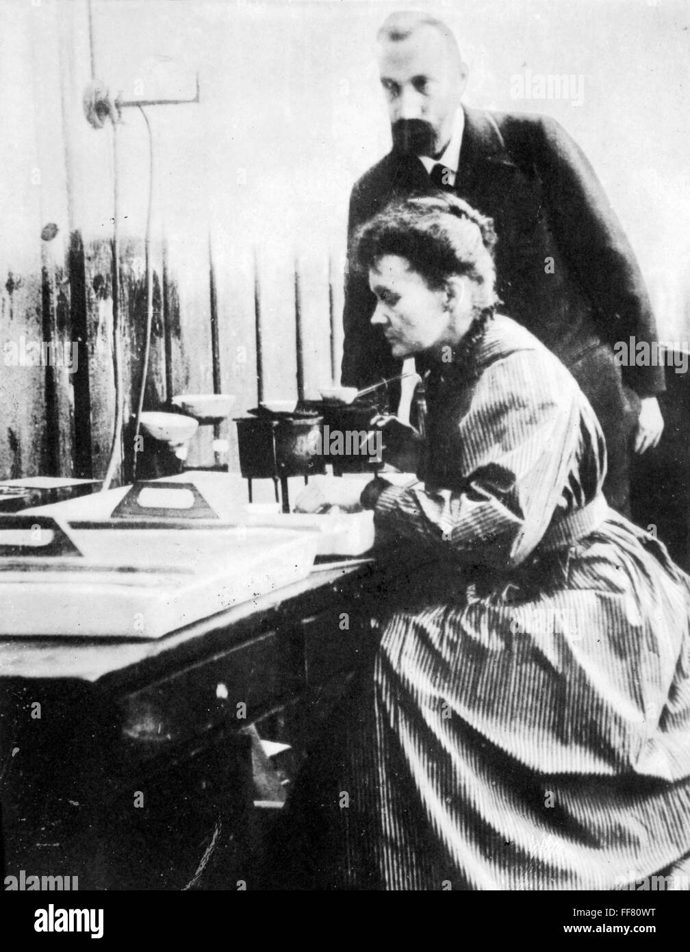 MARIE AND PIERRE CURIE. /nFrench chemists. Marie and Pierre Curie in ...