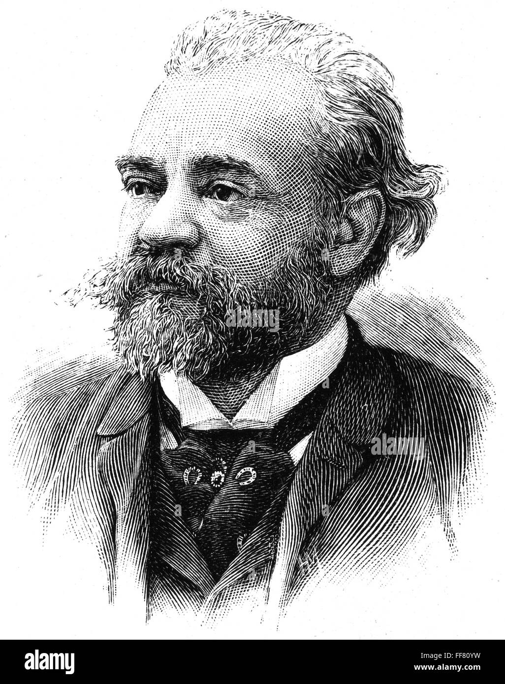 ANTONIN DVORAK (1841-1904). /nCzech composer. Line engraving, 1894 ...