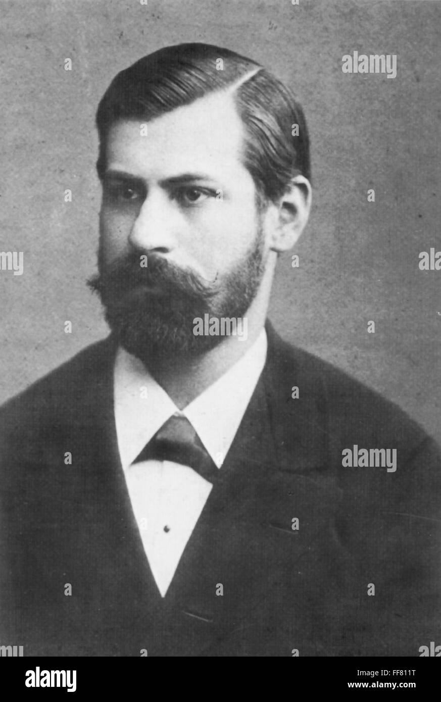 SIGMUND FREUD (1856-1939). /nAustrian neurologist; photographed in 1885 ...