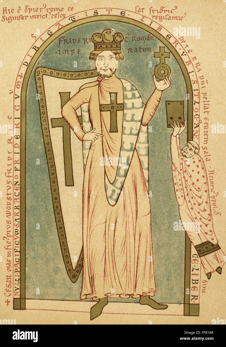 FREDERICK I (1123?-1190). /nKnown as Frederick Barbarosa. Holy Roman ...