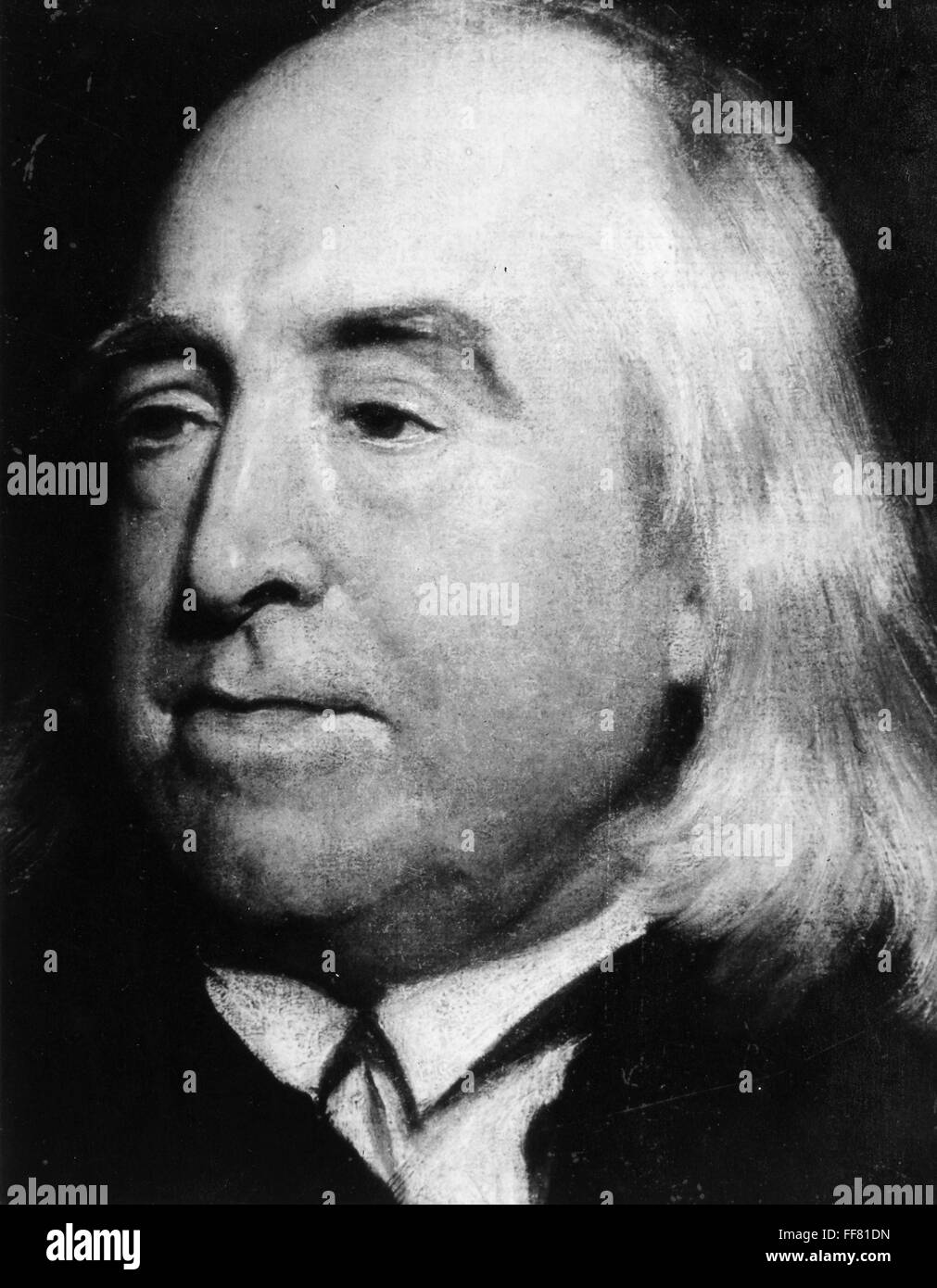 JEREMY BENTHAM (1748-1832). /nEnglish jurist and philosopher. Oil on ...
