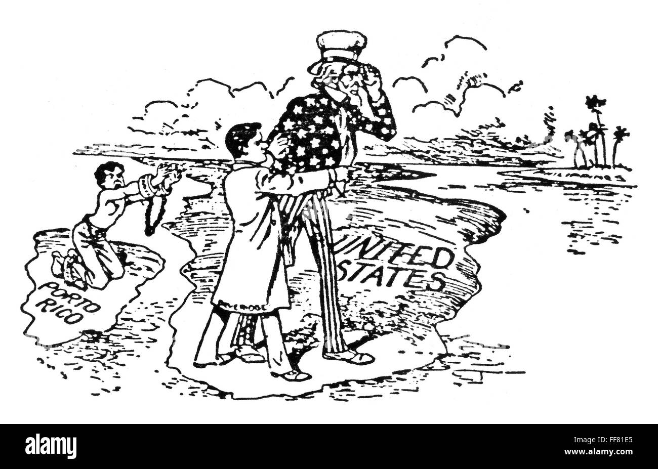 IMPERIALISM CARTOON, 1900. /nAmerican newspaper cartoon against Indiana ...