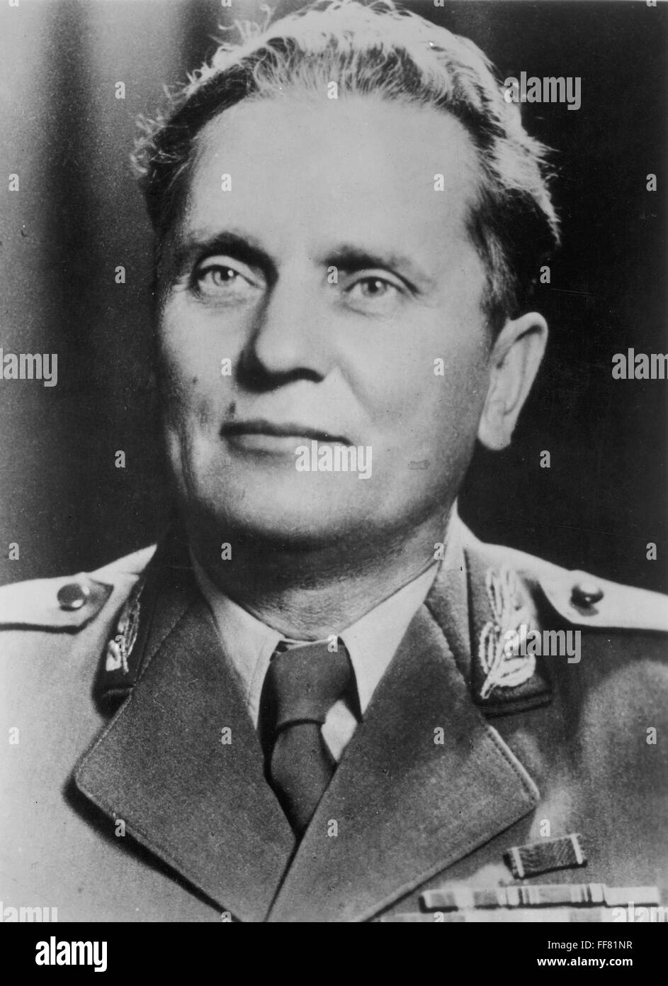 JOSIP BROZ TITO (1892-1980). /nYugoslav soldier and statesman Stock ...