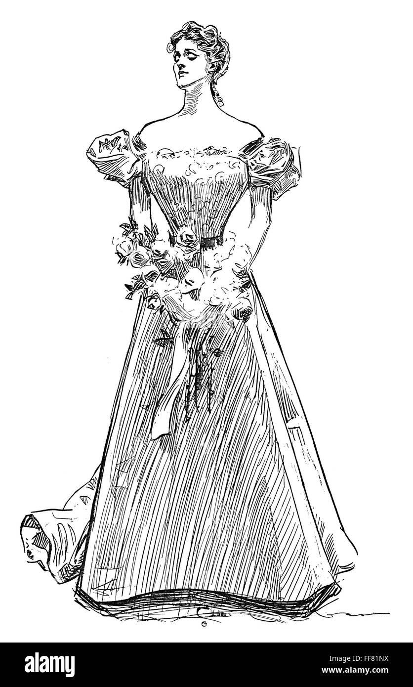 GIBSON: GIBSON GIRL, 1897. /nCharles Dana Gibson (1867-1944). American ...