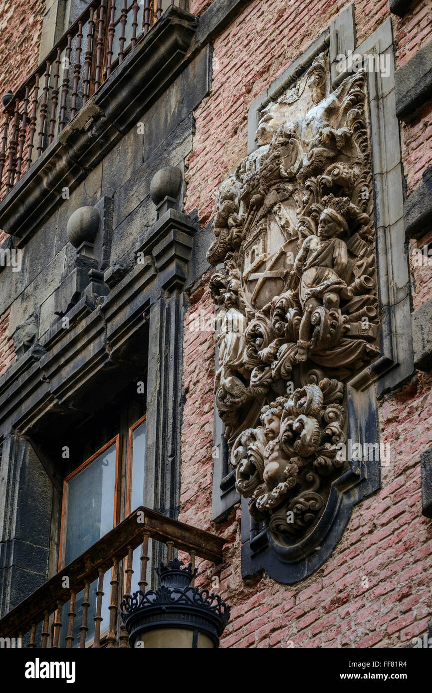 Palace of Marquess of Casa Torre. Shield in the facade. Igea, La Rioja ...