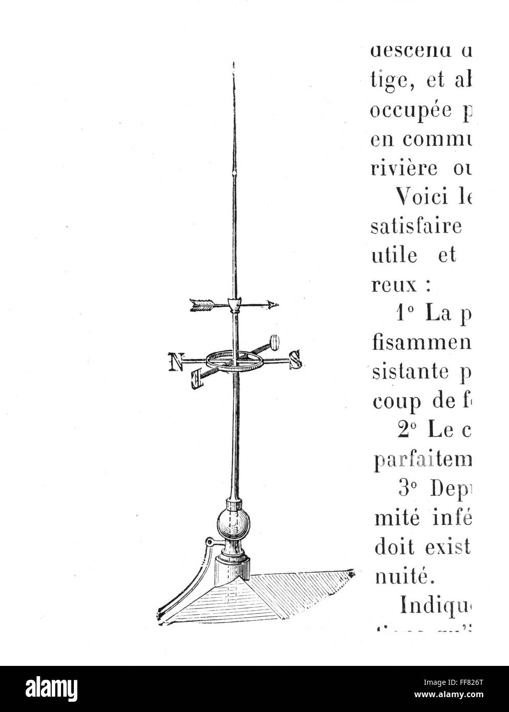 FRANKLIN: LIGHTNING ROD. /nLightning rod suggested by Benjamin Franklin ... FRANKLIN: LIGHTNING ROD. /nLightning rod suggested by Benjamin Franklin ...
