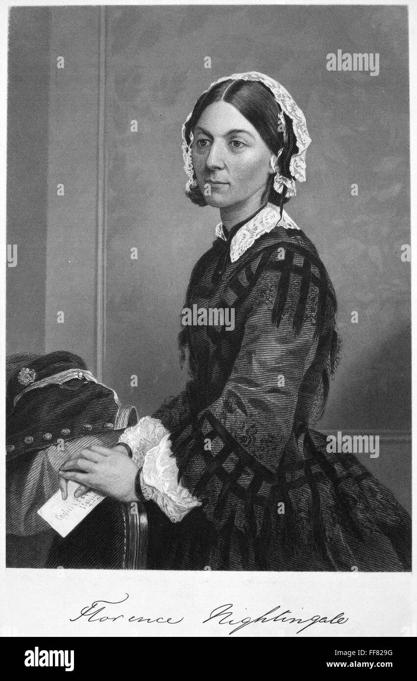 FLORENCE NIGHTINGALE /n(1820-1910). English nurse, hospital reformer ...