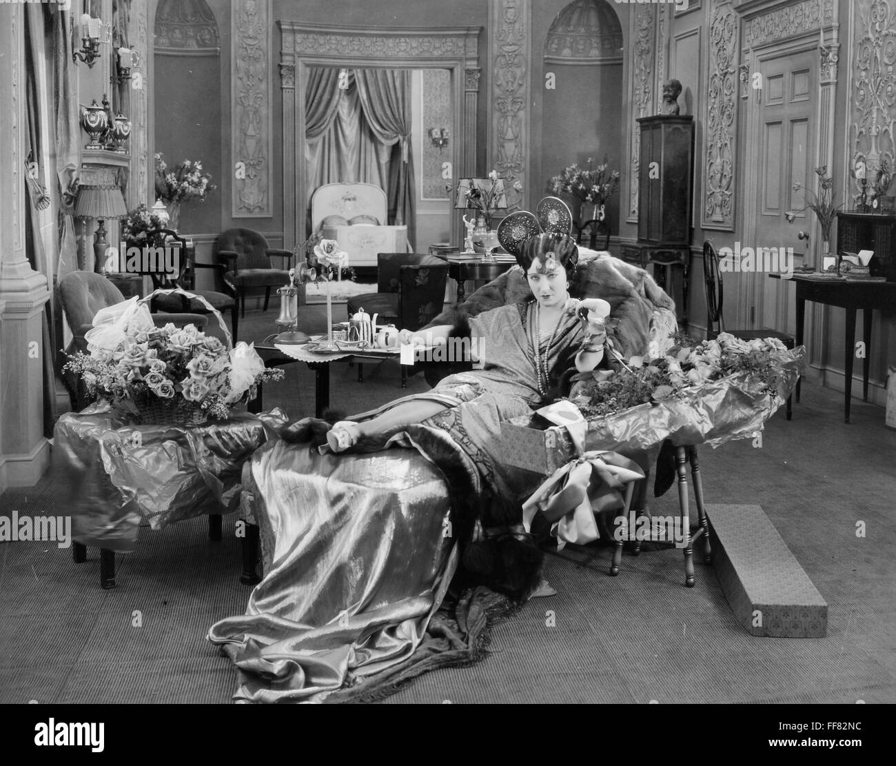 SILENT FILM STILL: WOMAN Stock Photo - Alamy