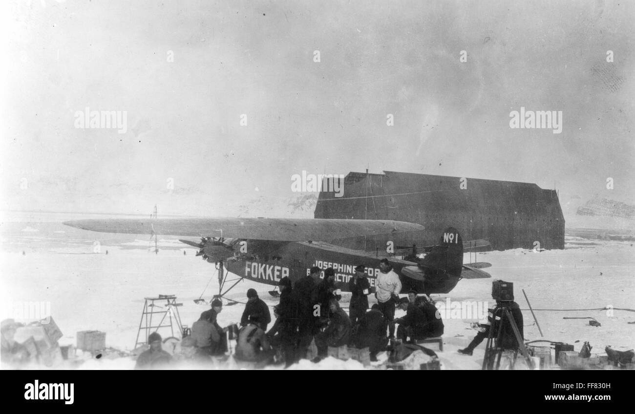 RICHARD EVELYN BYRD /n(1888-1957). American polar explorer. Scene from ...