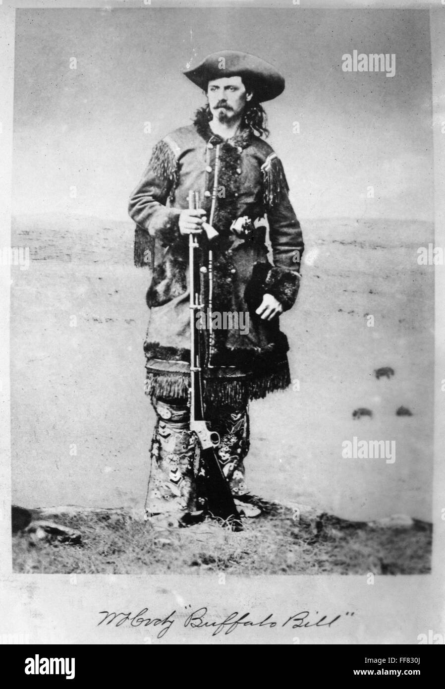 WILLIAM F. CODY (1846-1917). /nWilliam Frederick Cody. Known as Buffalo ...