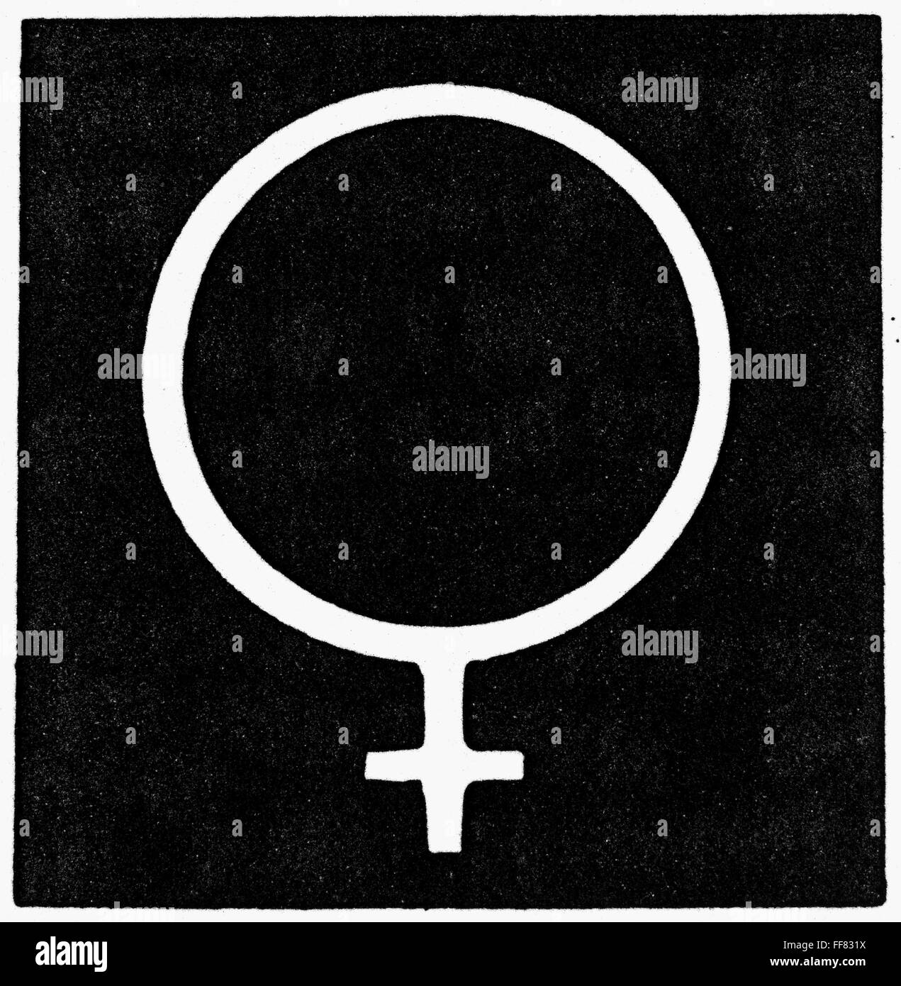 SYMBOL OF VENUS. /nAstronomical symbol for the planet Venus, the mirror ...