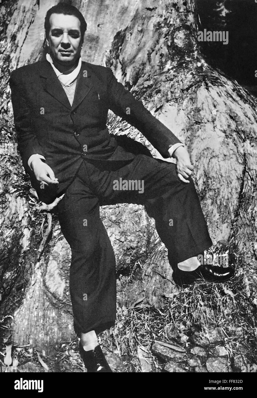 JORGE LUIS BORGES (1899-1986). /nArgentine writer. Photographed in 1943 ...