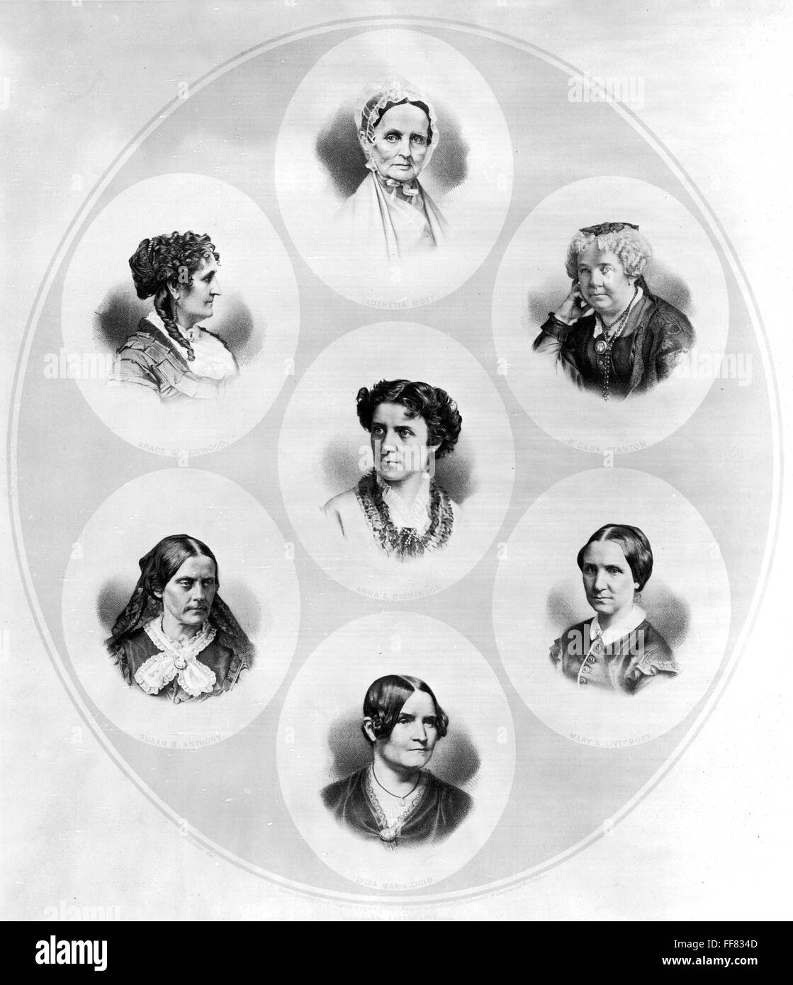 WOMEN'S RIGHTS MOVEMENT. /nSome of the leading women in the women's ...