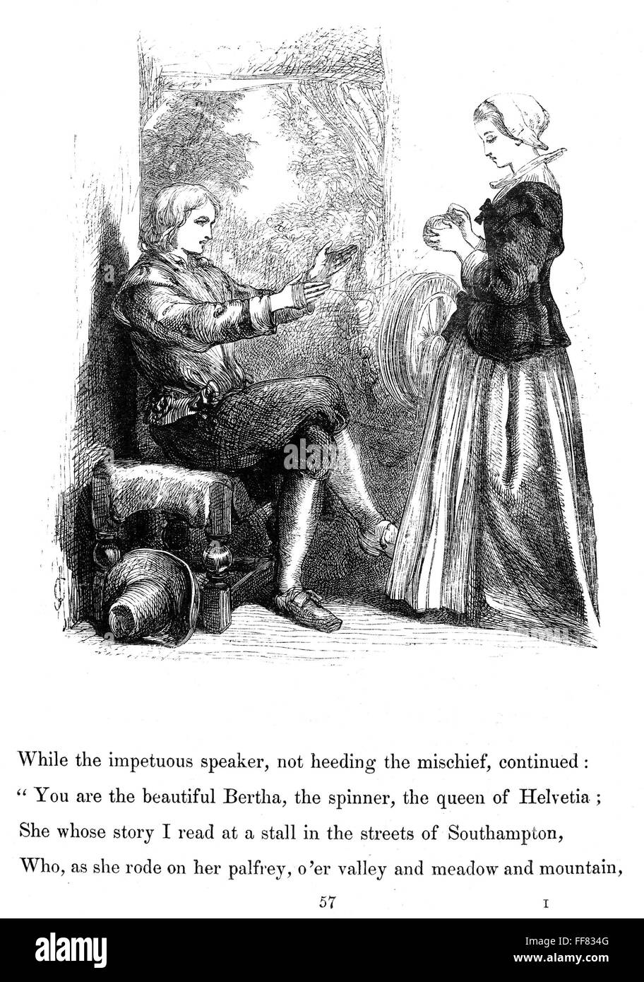 The courtship of miles standish hi-res stock photography and images - Alamy