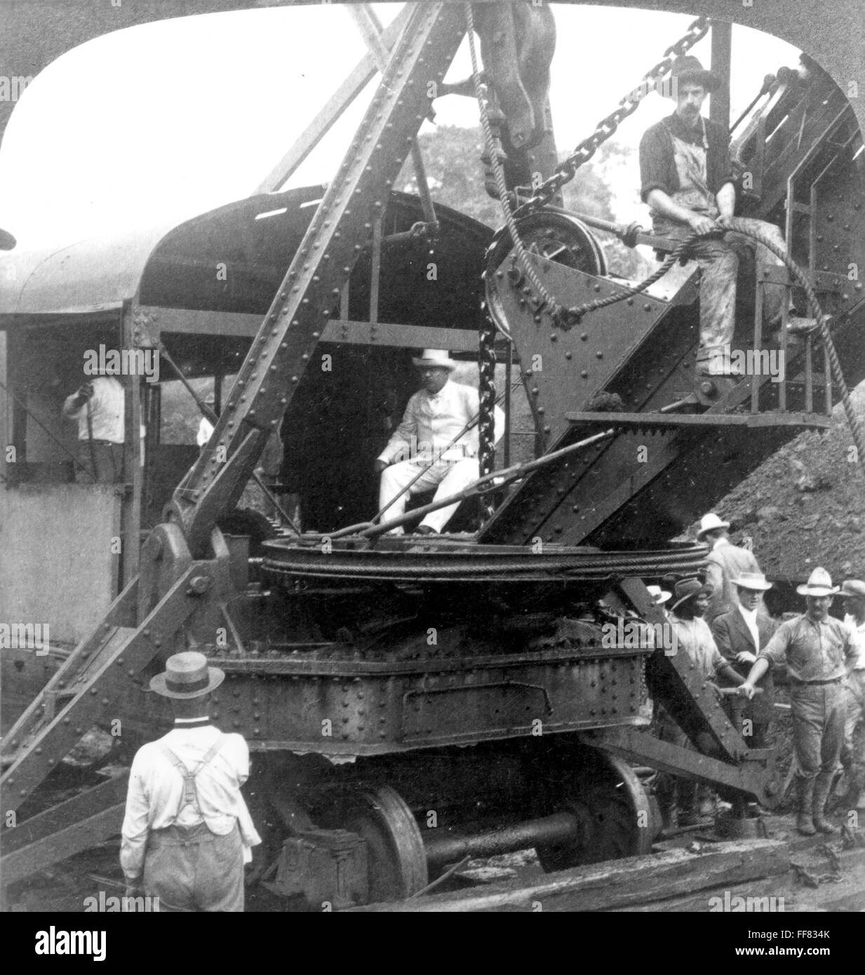 Panama canal construction roosevelt High Resolution Stock Photography ...