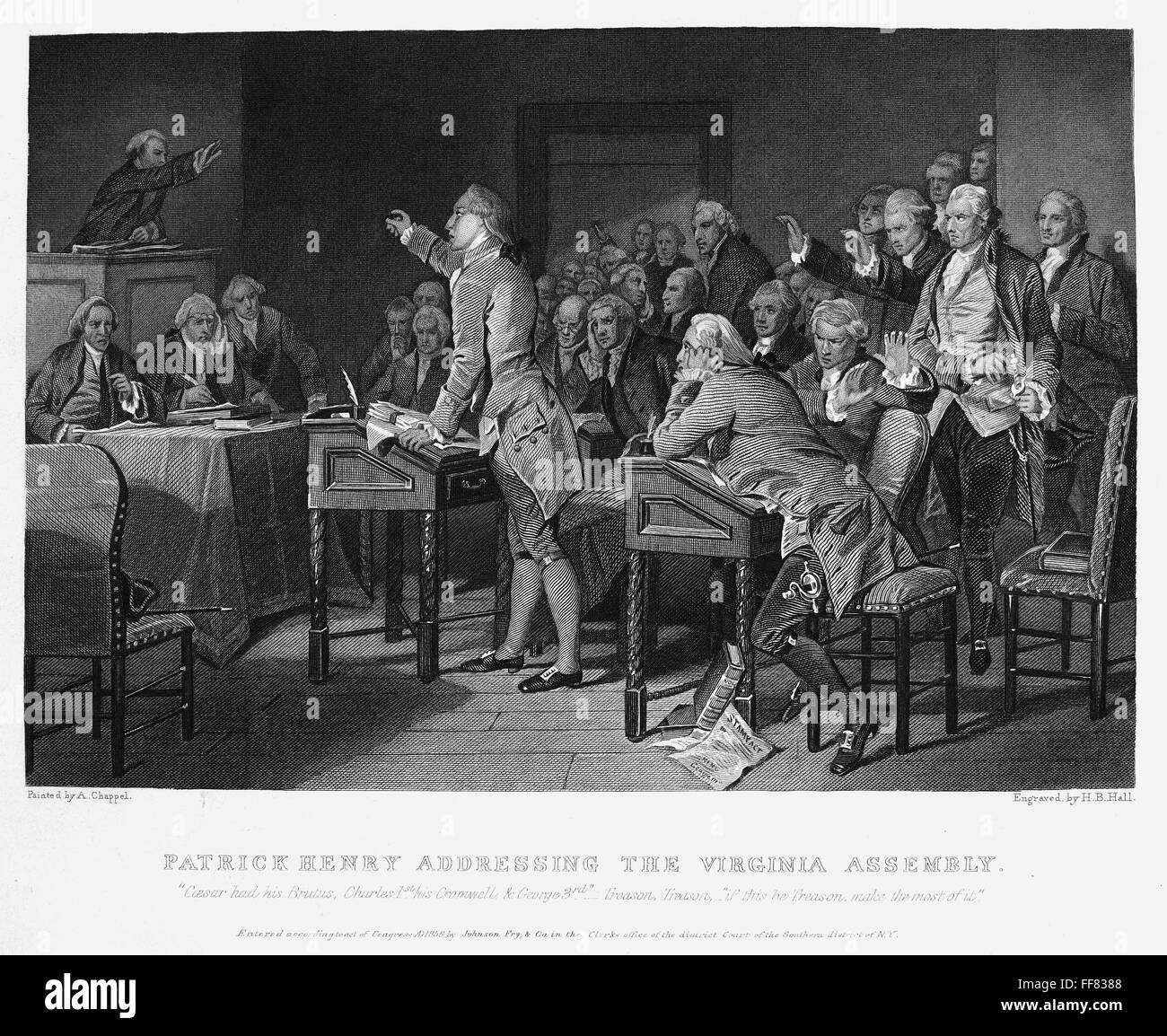 House of burgesses painting hi-res stock photography and images - Alamy