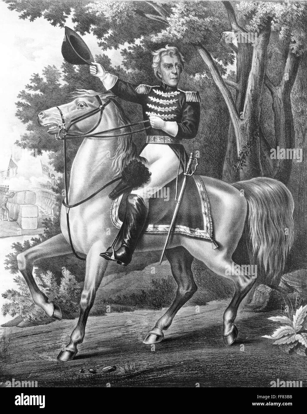 ANDREW JACKSON (1767-1845)./n7th President of the United States. With ...