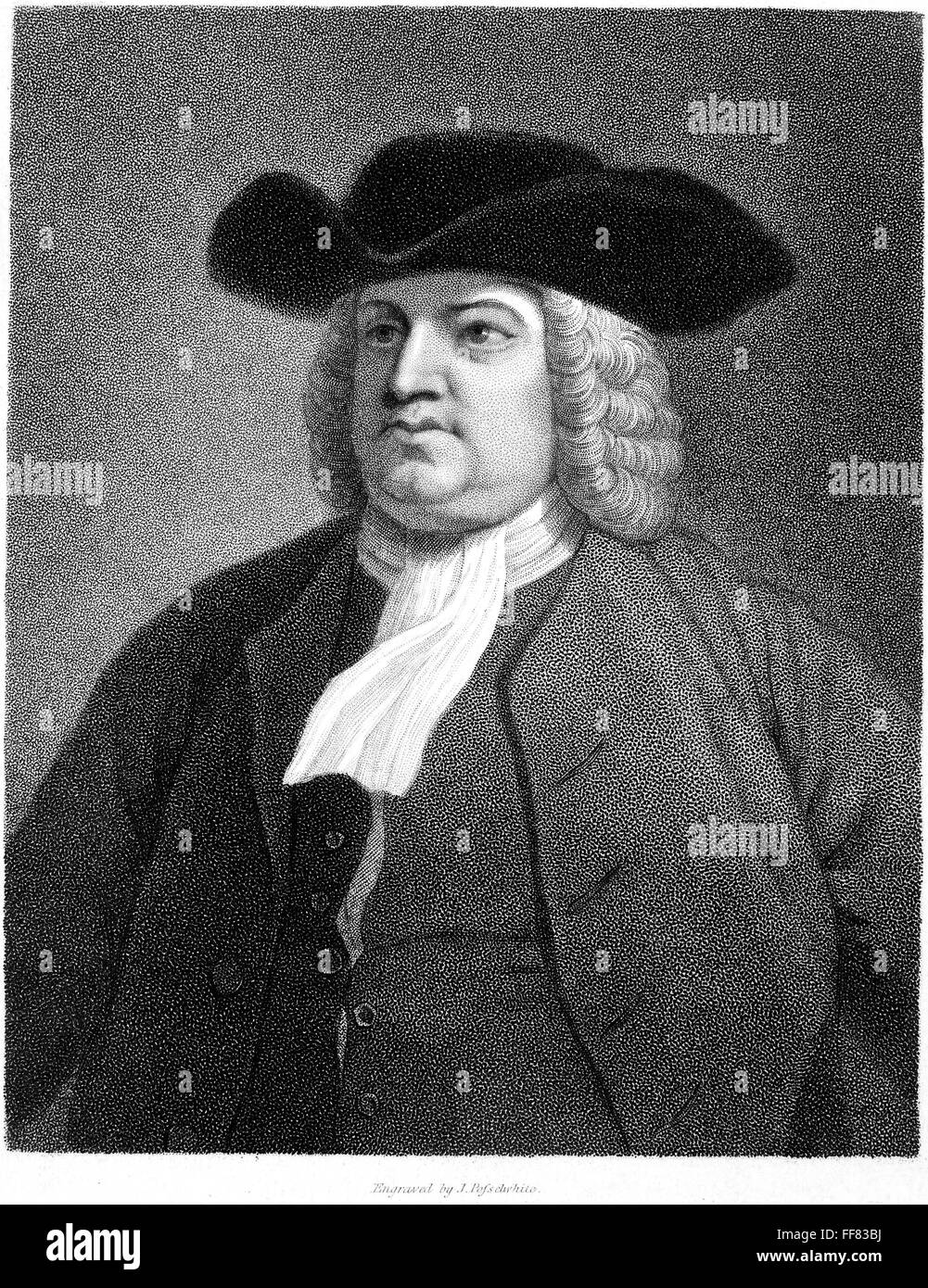WILLIAM PENN (1644-1718). /nEnglish Quaker and founder of Pennsylvania ...