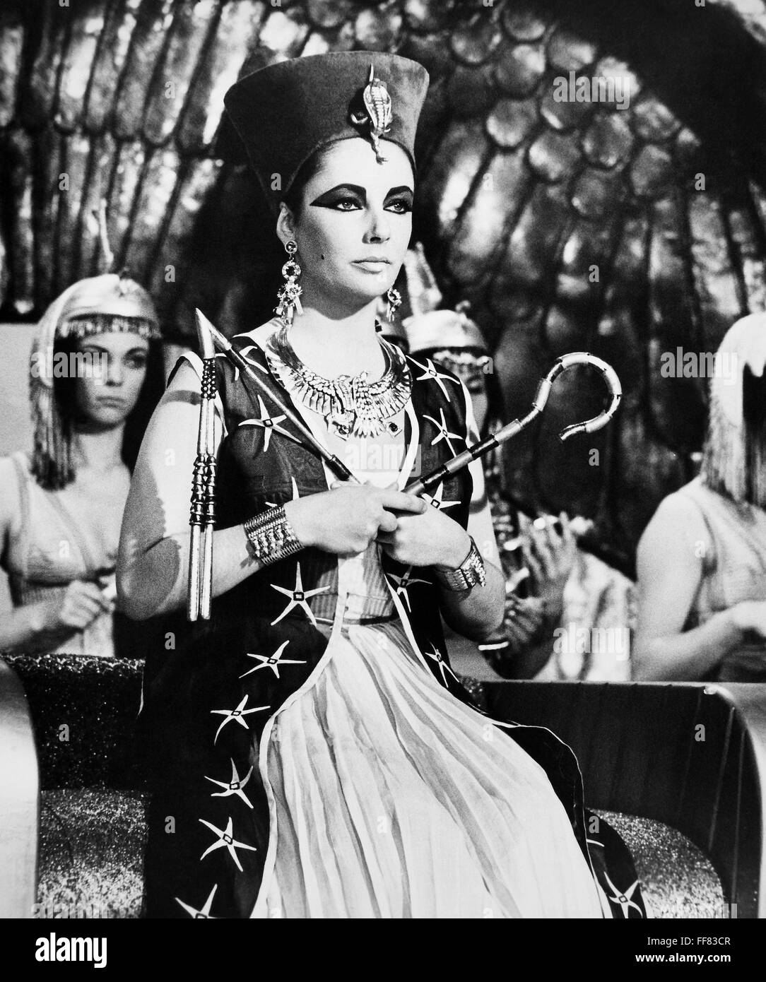 FILM: CLEOPATRA, 1963. /nElizabeth Taylor in the title role of the 1963 ...