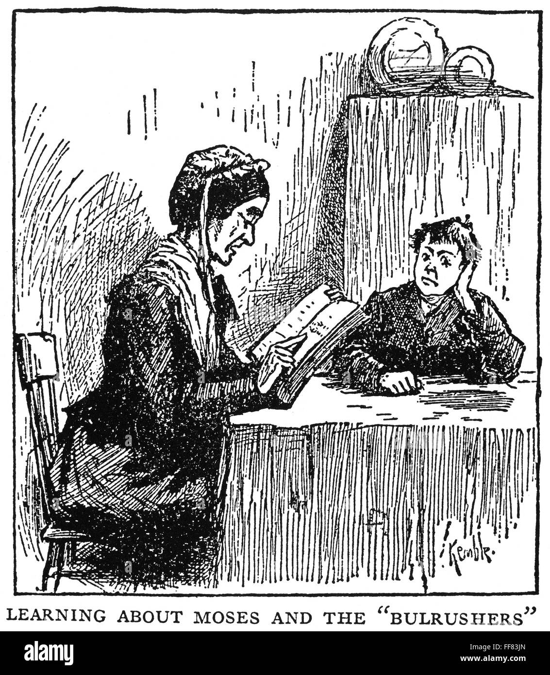 CLEMENS: HUCK FINN. /nHuckleberry Finn learning about Moses and the ...