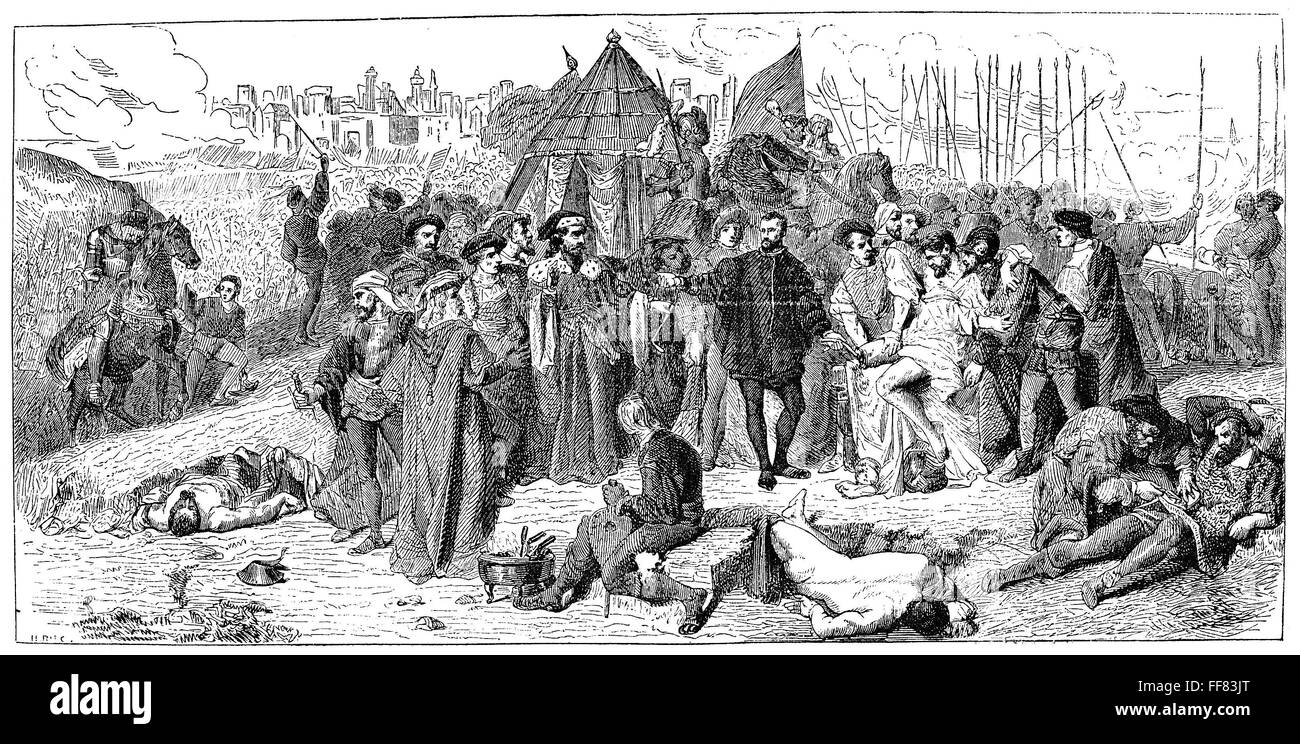 AMBROISE PARE (1510-1590). /nFrench surgeon. The first use of arterial ...