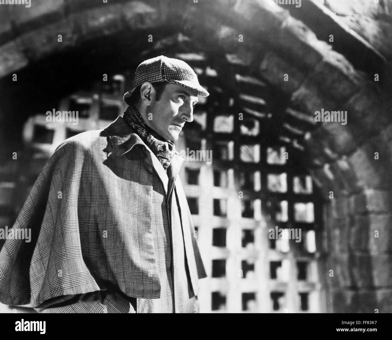 SHERLOCK HOLMES. /nBasil Rathbone (1892-1967) in the role of Sherlock ...