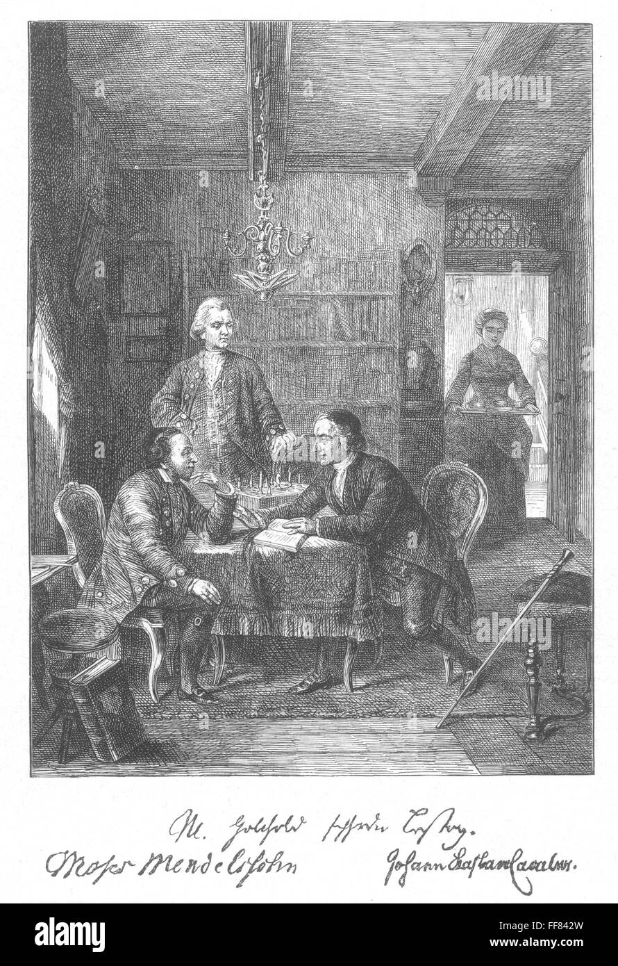 MOSES MENDELSSOHN /n(1729-1786). German Jewish philosopher. In ...