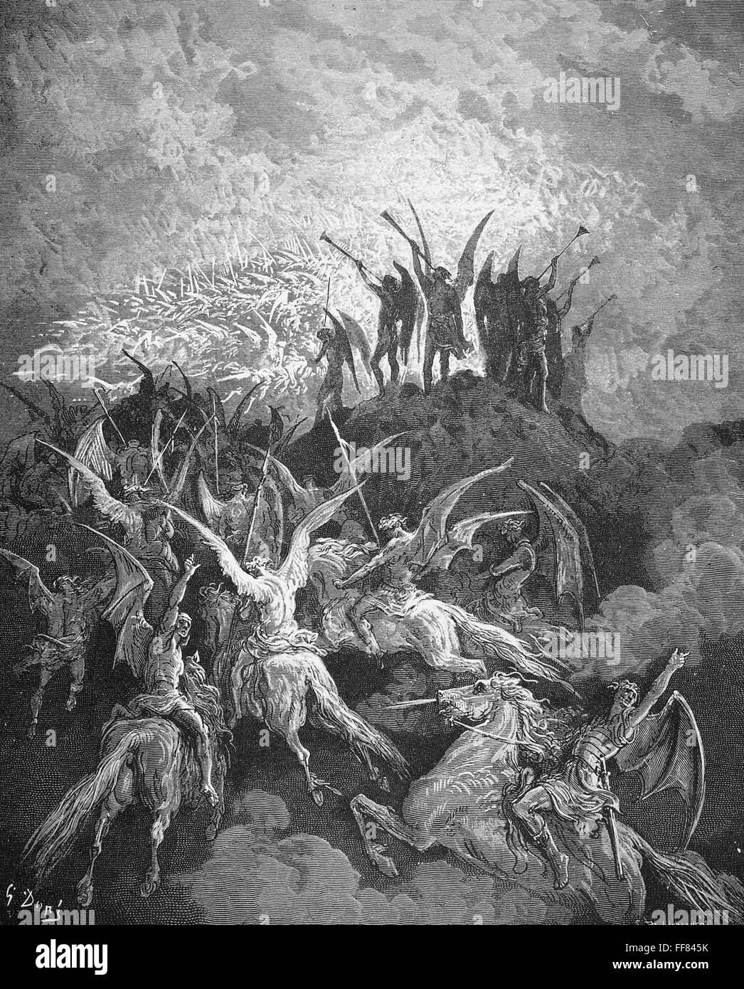 MILTON: PARADISE LOST. /nThe rebel angels summoned to the conclave in ...