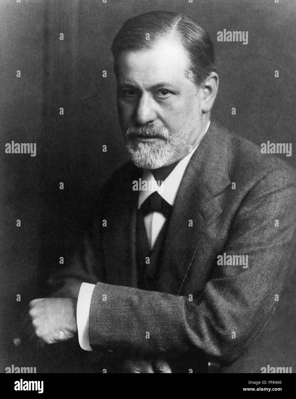 SIGMUND FREUD (1856-1939). /nAustrian neurologist. Photograph, 1909 ...