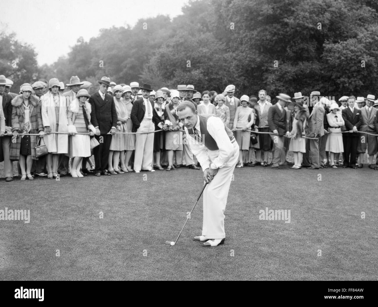 SILENT FILM STILL: GOLF Stock Photo - Alamy