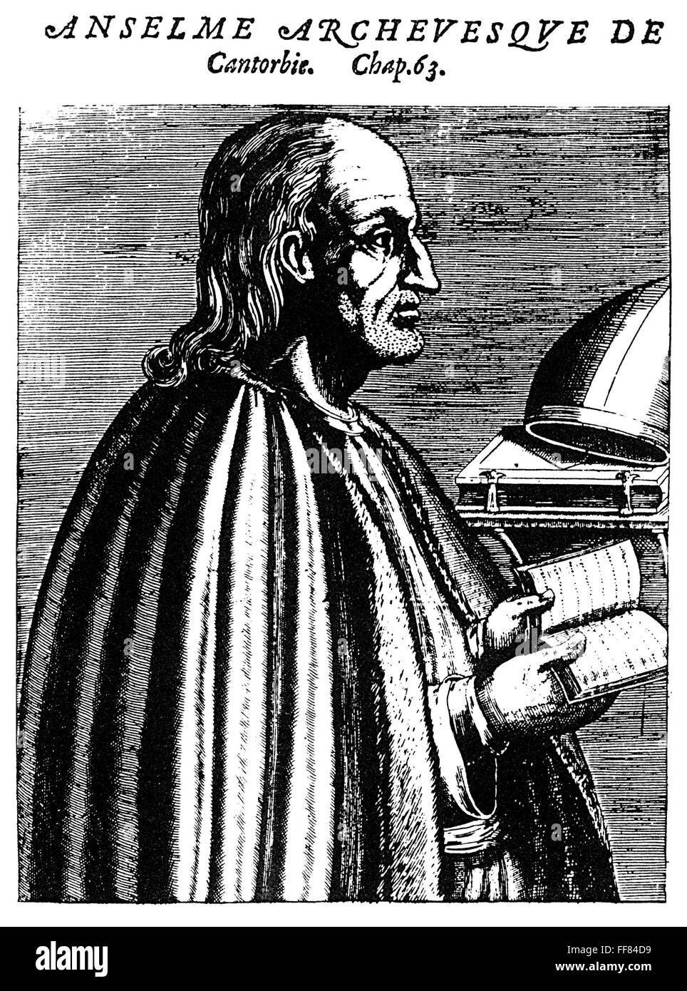 ST. ANSELM OF CANTERBURY /n(1034-1109). Archbishop of Canterbury and ...