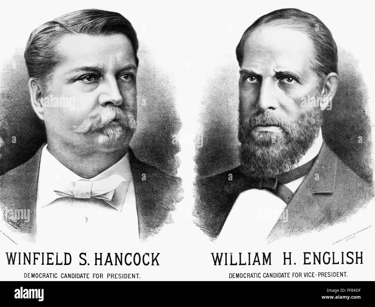 PRESIDENTAIL CAMPAIGN, 1880. /nWinfield S. Hancock and William H ...
