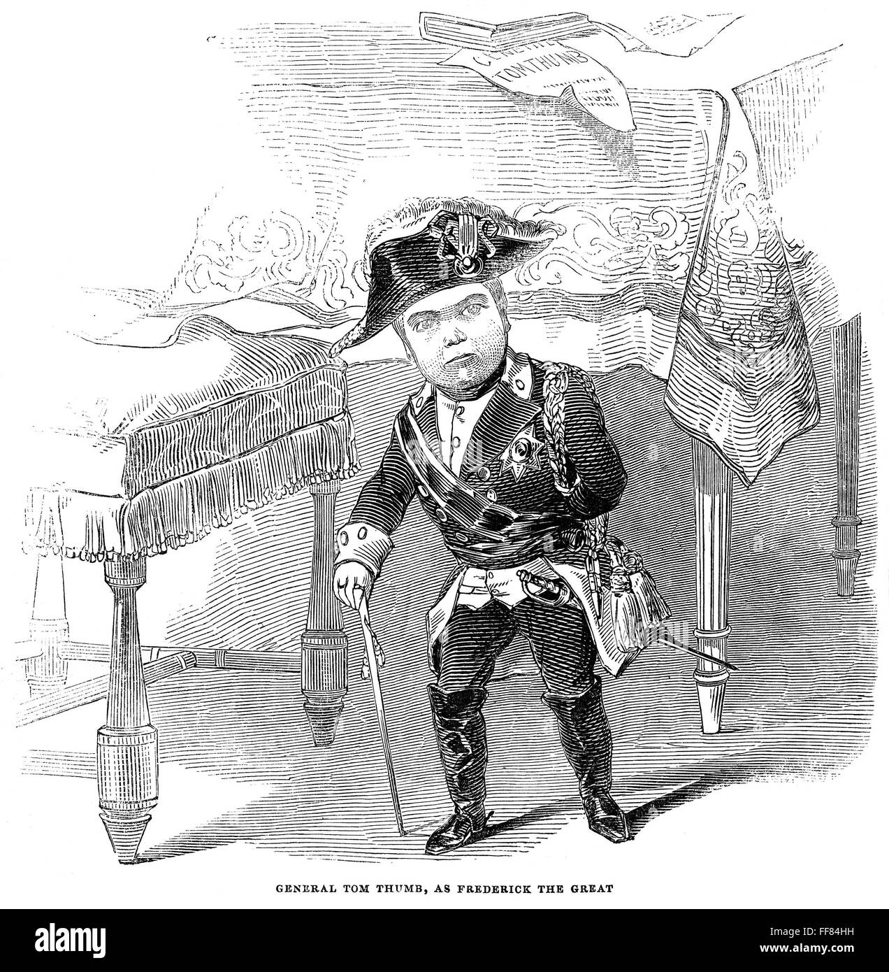 CHARLES STRATTON /n(1838-1883). 'General Tom Thumb.' American performer ...