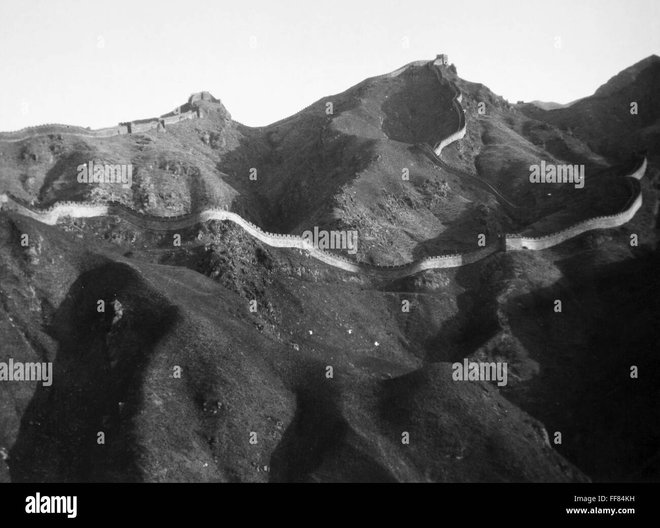THE GREAT WALL OF CHINA. /nPhotograph, 1920s Stock Photo - Alamy