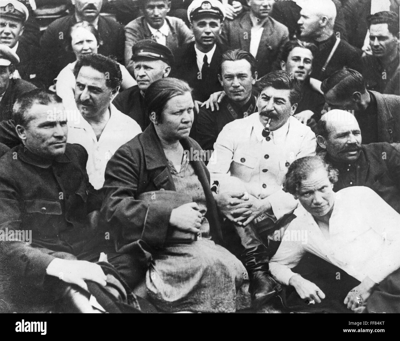 JOSEPH STALIN (1879-1953). /nSoviet political leader. Stalin seated ...