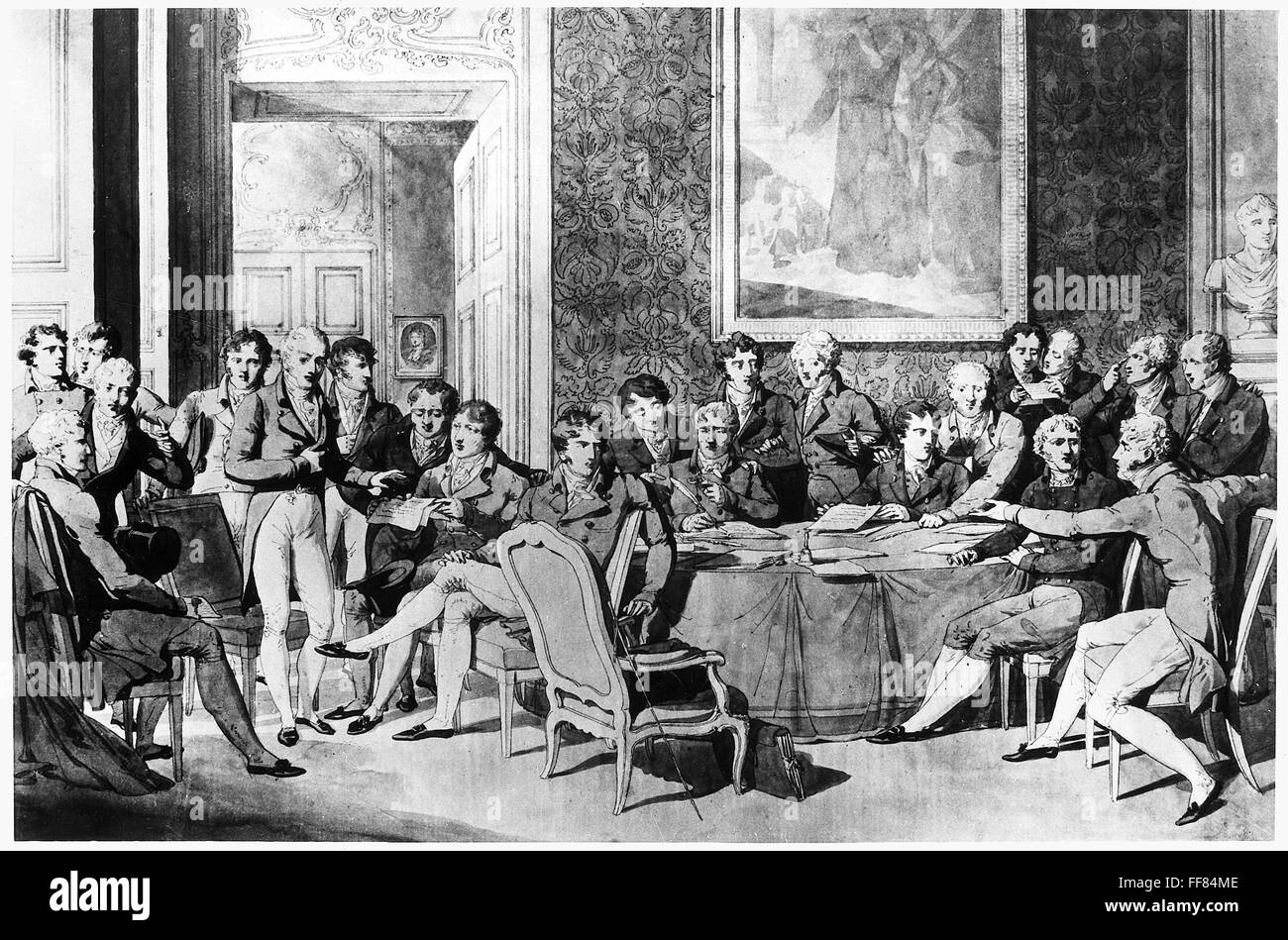 CONGRESS OF VIENNA, 1815. /nThe Congress of Vienna, 1815. Prince ...