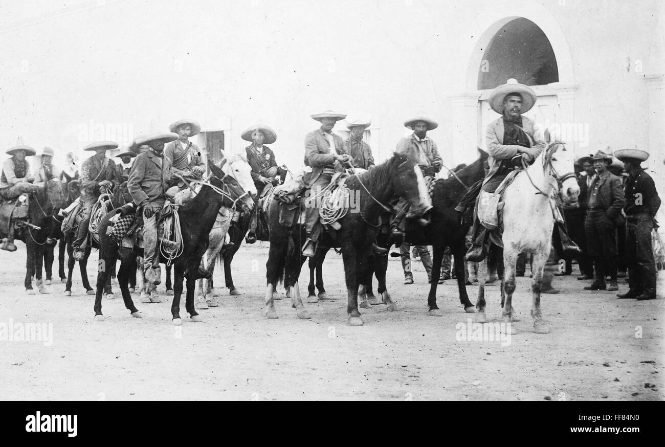 MEXICAN EXPEDITION, 1916. /nA group of Mexican insurgents under the ...