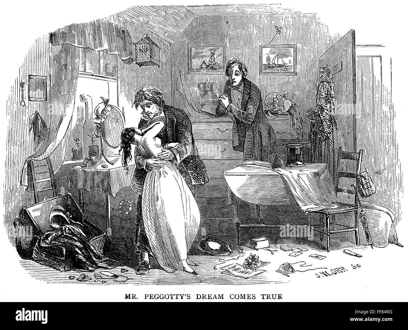 DICKENS: DAVID COPPERFIELD. /n'Mr. Peggotty's dream comes true.' Wood ...