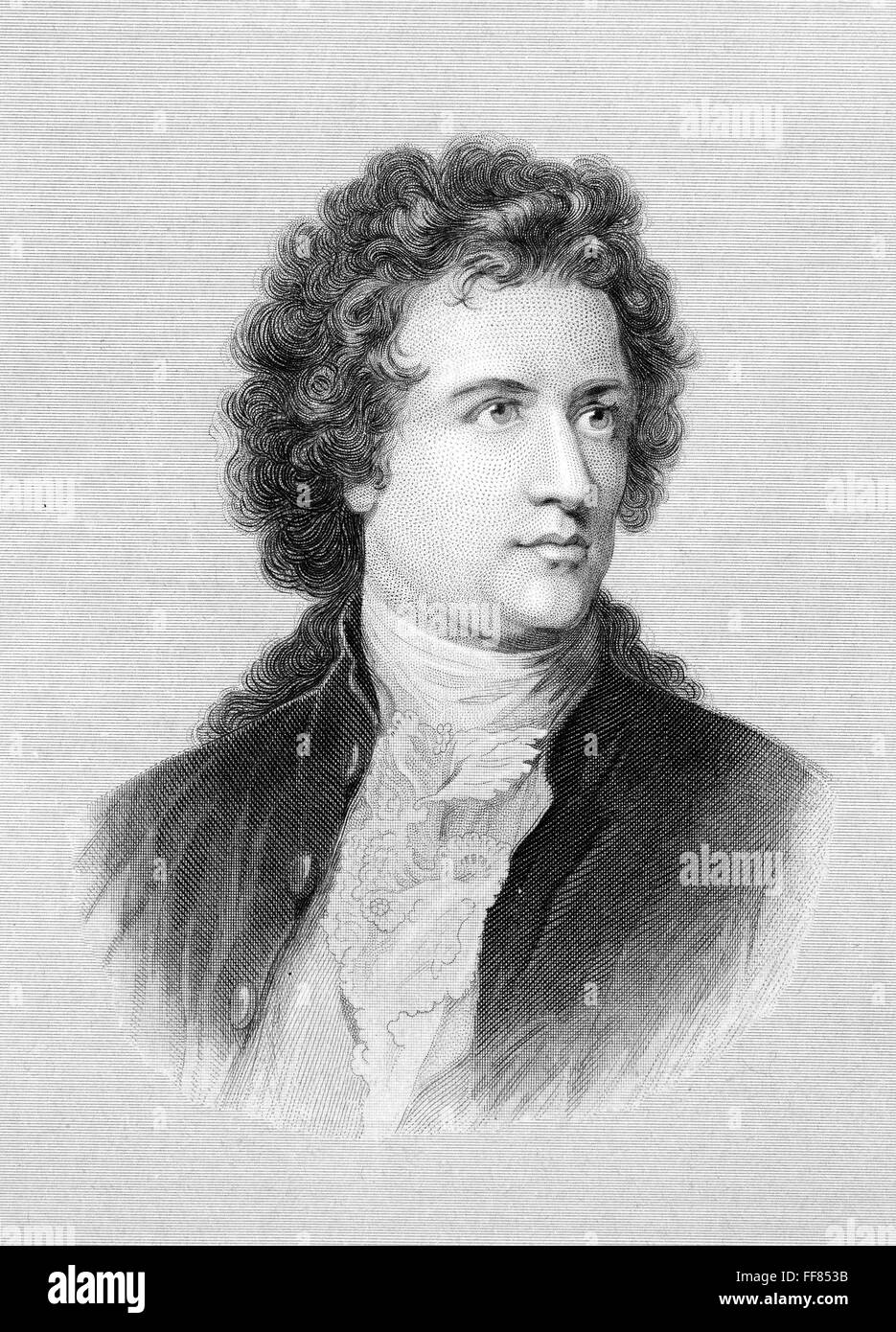 JOHANN GOETHE (1749-1832). /nJohann Wolfgang von Goethe. German poet ...