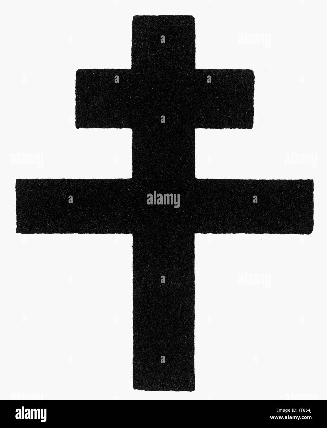 THE PATRIARCHAL CROSS Stock Photo - Alamy