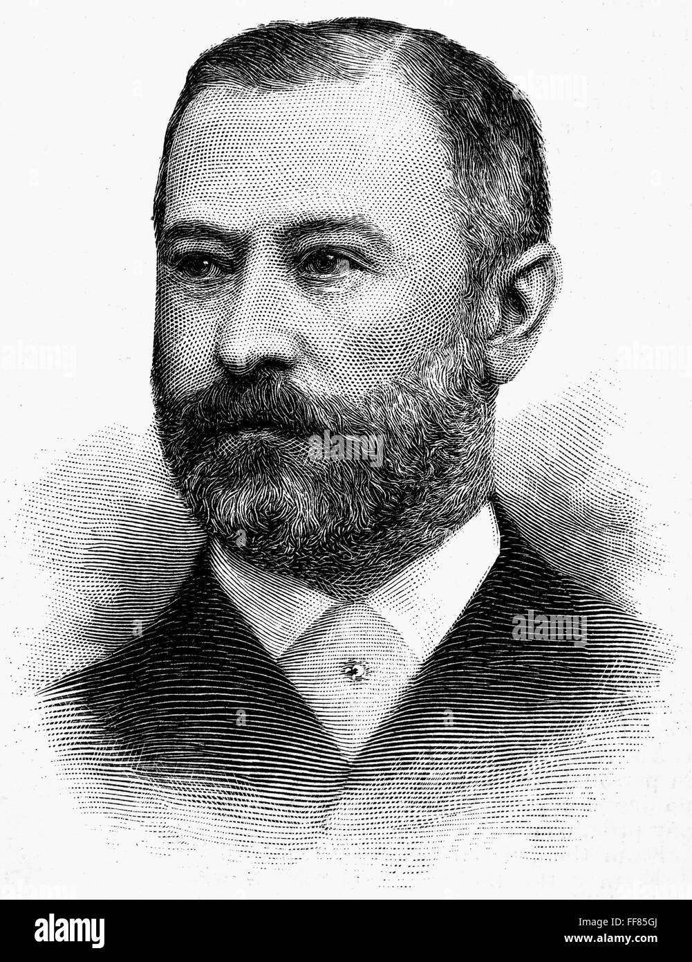 JACOB HENRY SCHIFF /n(1847-1920). American financier. Wood engraving ...